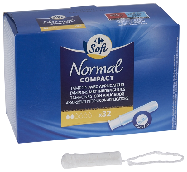 CARREFOUR SOFT COMPACT NORMAL MET APPLICATOR test, prijzen en review ...