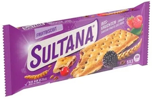 SULTANA Fruitbiscuit Bosvruchten Smaak gezondheidsscore - Testaankoop ...