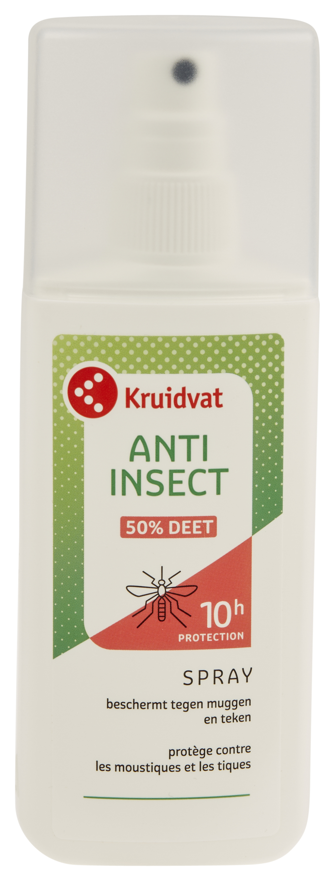 KRUIDVAT ANTI-INSECT SPRAY DEET 50% test en review - Testaankoop gezond