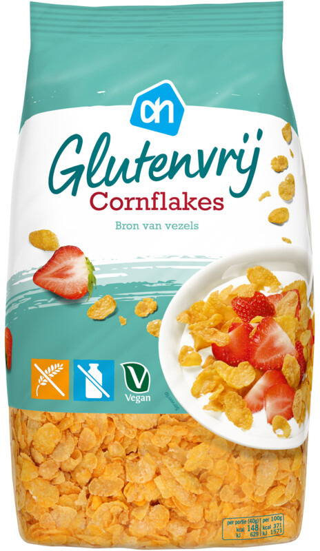 AH (ALBERT HEIJN) Cornflakes glutenvrij gezondheidsscore - Testaankoop ...