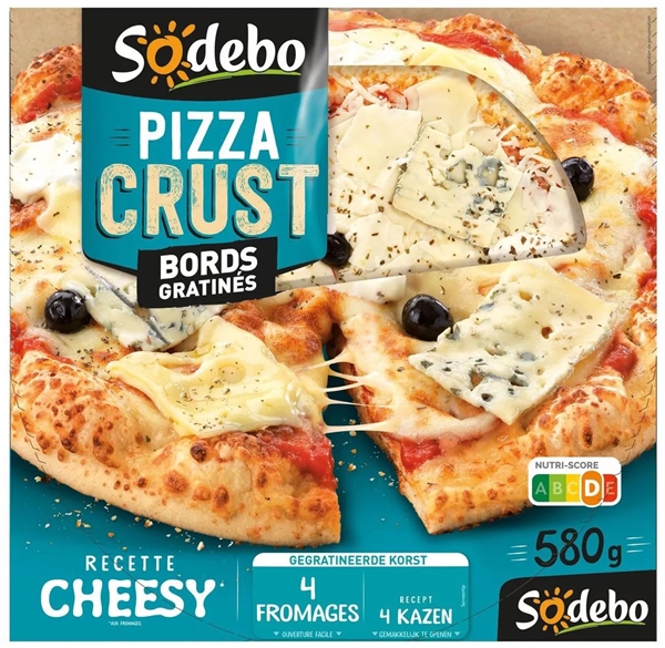 SODEBO PIZZA CRUST CHEESY 4 KAZEN gezondheidsscore - Testaankoop gezond