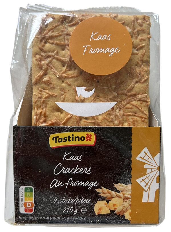 TASTINO (LIDL) KAAS CRACKERS gezondheidsscore - Testaankoop gezond