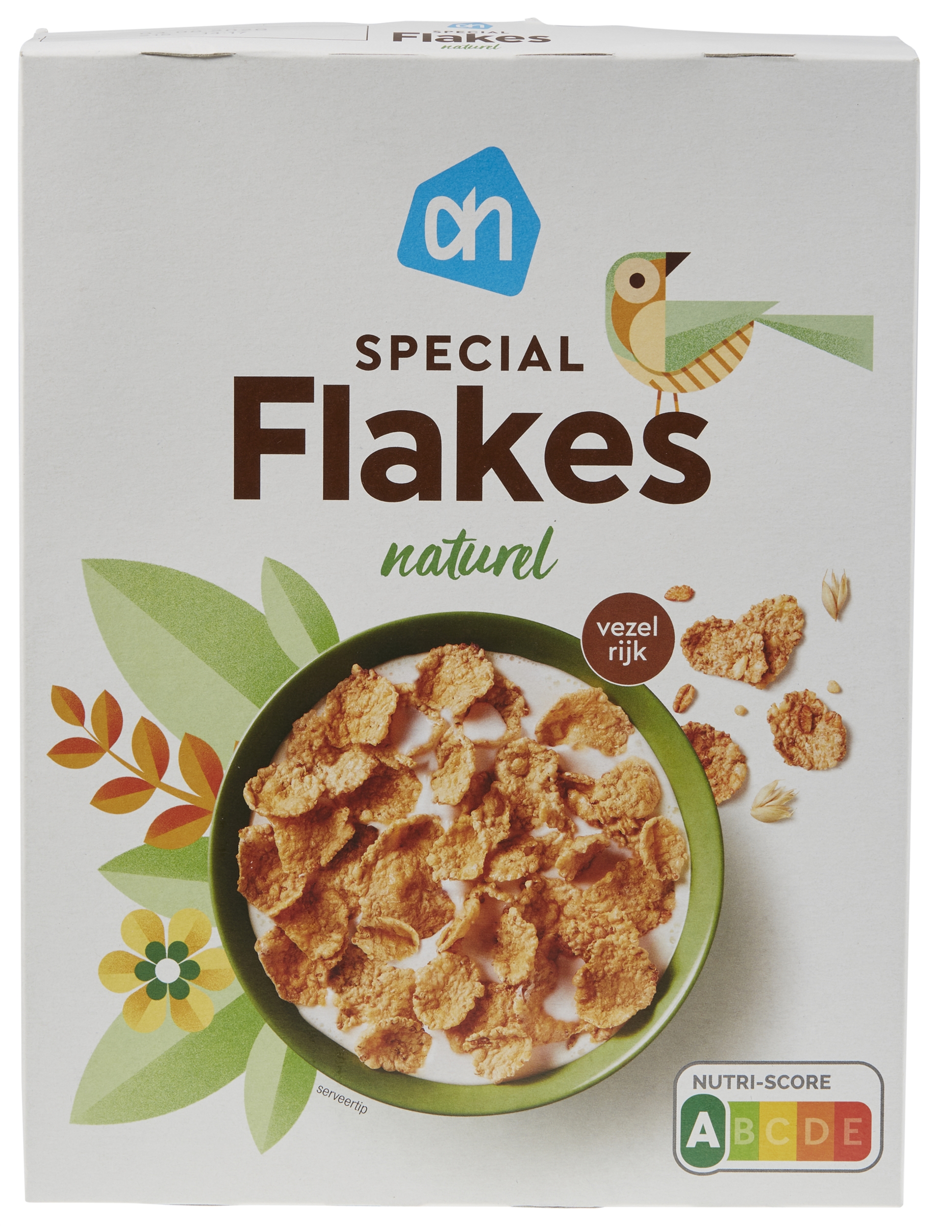 AH (ALBERT HEIJN) TARWE-RIJSTVLOKKEN. gezondheidsscore - Testaankoop gezond