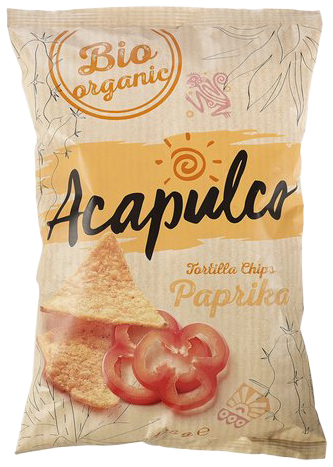 ACAPULCO Bio Tortilla chips paprika gezondheidsscore - Testaankoop gezond