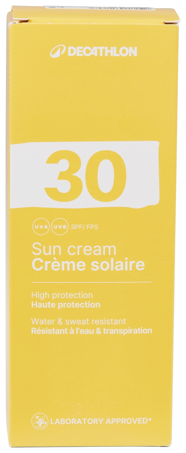 DECATHLON SUN CREAM SPF 30 test en review - Testaankoop gezond