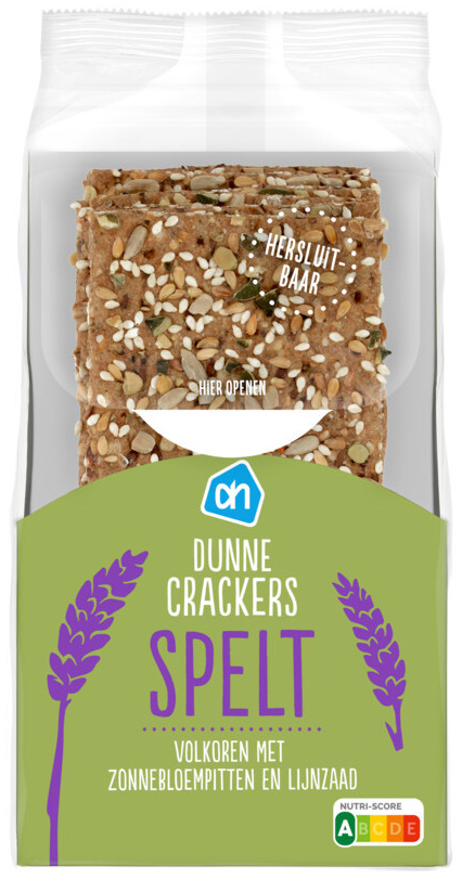 AH (ALBERT HEIJN) Dunne Crackers spelt gezondheidsscore - Testaankoop ...